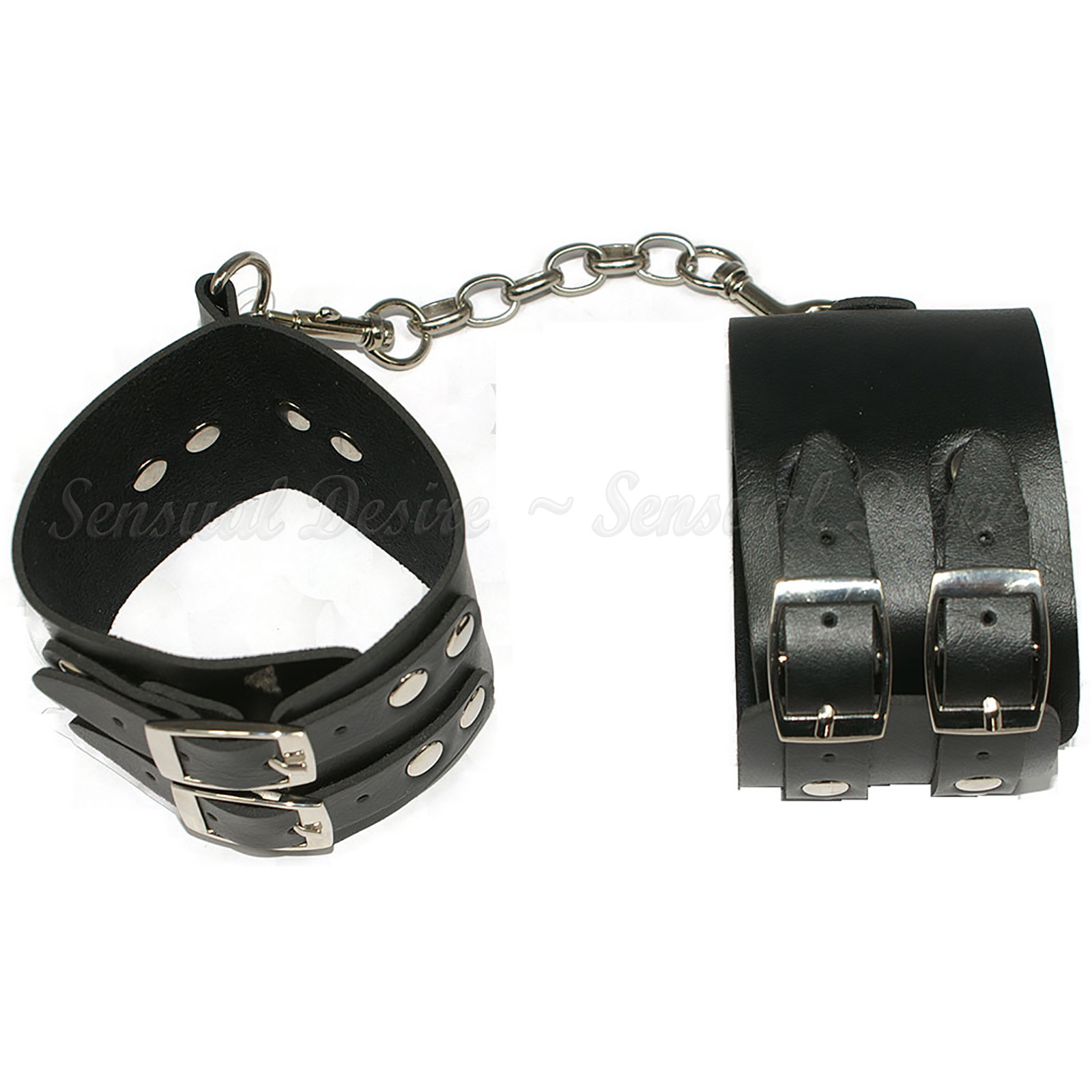 Double Strap Wrist Cuff Sensual Desire Bondage Restraint | eBay