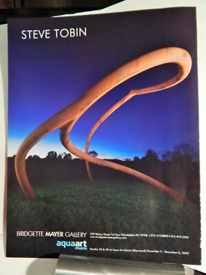 STEVE TOBIN ART PIECE VTG ORIG 2009-2 ADVERTISEMENT | eBay