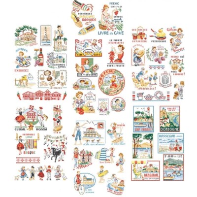 LBP cross stitch chart La grande histoire du «Sud-Ouest» | eBay