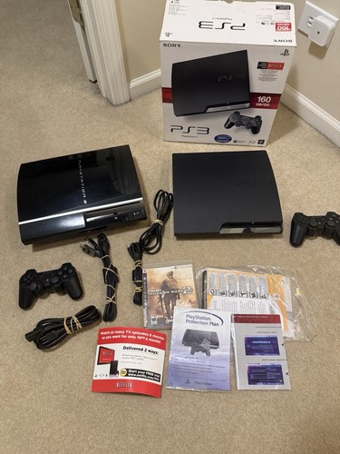PS3 PlayStation 3 Fat CECHG01 240GB with Controller Cable Tested ...