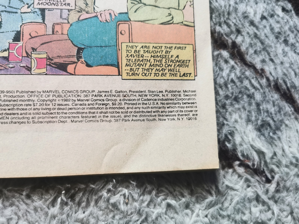 UNCANNY X-MEN # 167 1982 CHRIS CLAREMOUNT ! STAR JAMMERS ! FANTASIC ...