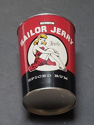 Sailor Jerry Spiced Rum Metal Cup Glass 13.5 Oz Pinup Girl | eBay
