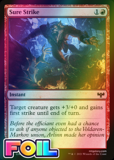 x1 Sure Strike VOW MTG 179/277 FOIL COMMON M/NM 1x | eBay
