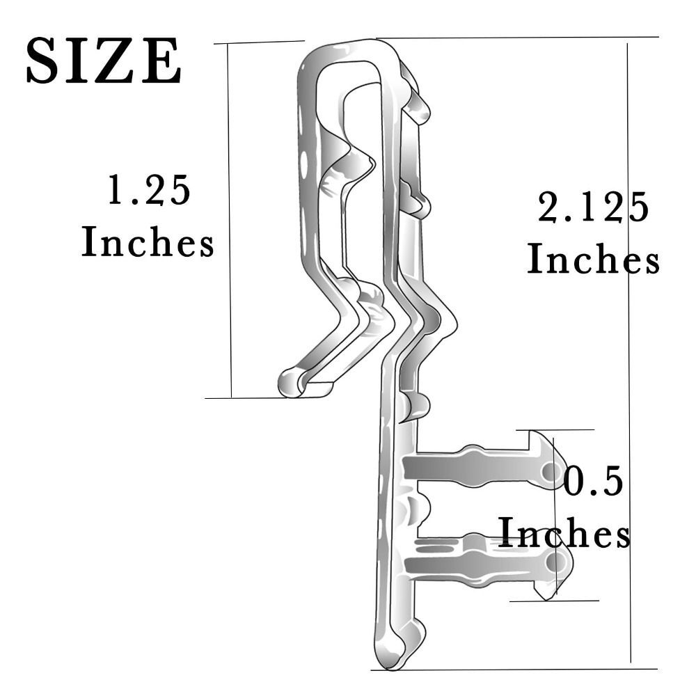 10pcs Clear Blind Clips Horizontal Window Blind Clips Portable Valance ...