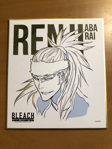 [Limited] Bleach ANIME Exhibition Original Design Mini Poster Renji ...