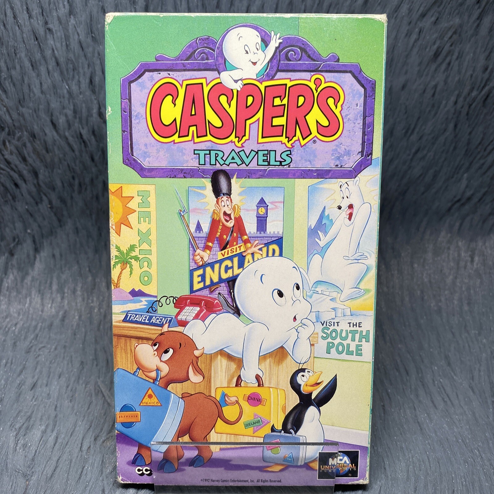 Casper's Travels VHS Tape 1992 MCA Universal Cartoon Harvey Comics ...