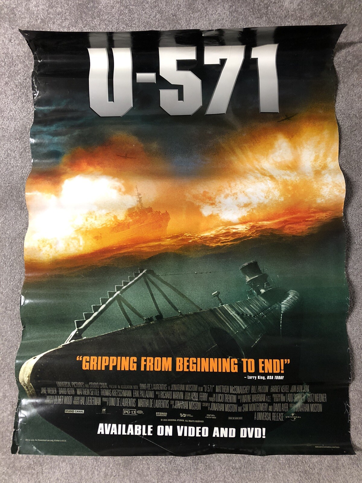 U 571 Movie Poster