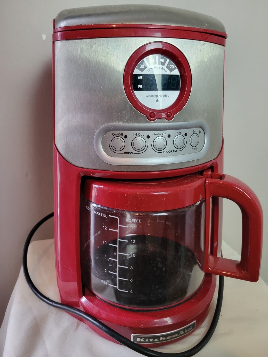 Red Kitchenaid Coffee Maker
