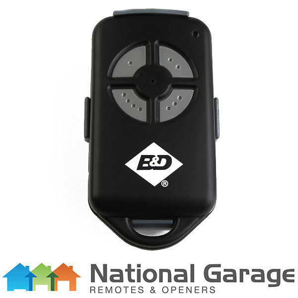 PTX-4 BND B&D Garage Door Remote Control PTX4 With Wall Holder Kit for ...