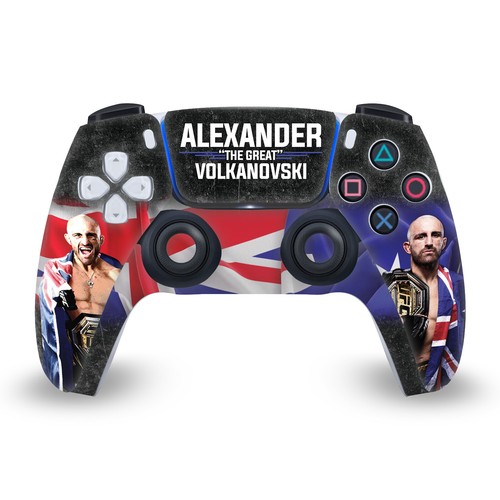 OFFICIAL UFC ALEXANDER VOLKANOVSKI VINYL SKIN FOR PS5 SONY DUALSENSE ...
