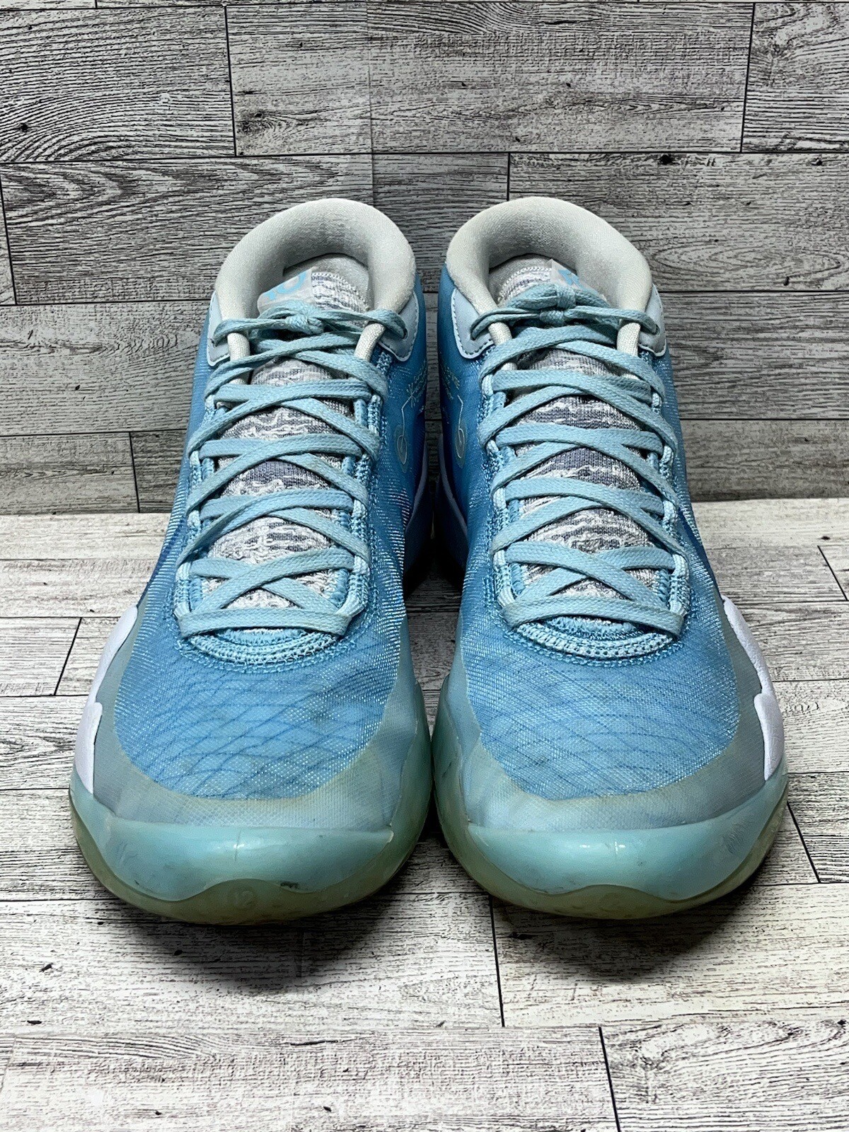 Nike Zoom 12 Kevin Durant Blue Basketball Shoes Men's Sz 10 Pre-Owned ...