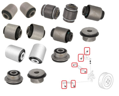 2008-2012 Subaru Forester Control Arm Repair Kit Rear Trailing Wishbone ...