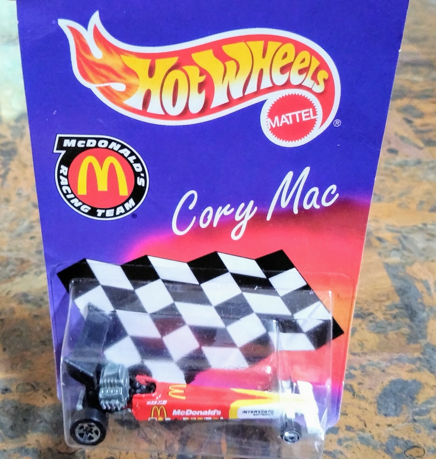Cory Mac Hot Wheels McDonald’s Racing team Dragster 16201 | eBay