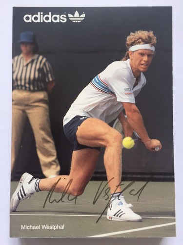 Michael Westphal Signiert +1991 Tennis Karte Unterschrift Autogramm ...