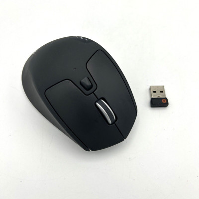 Logitech M720 Triathlon Wireless Mouse Unifying Receiver and Bluetooth ...