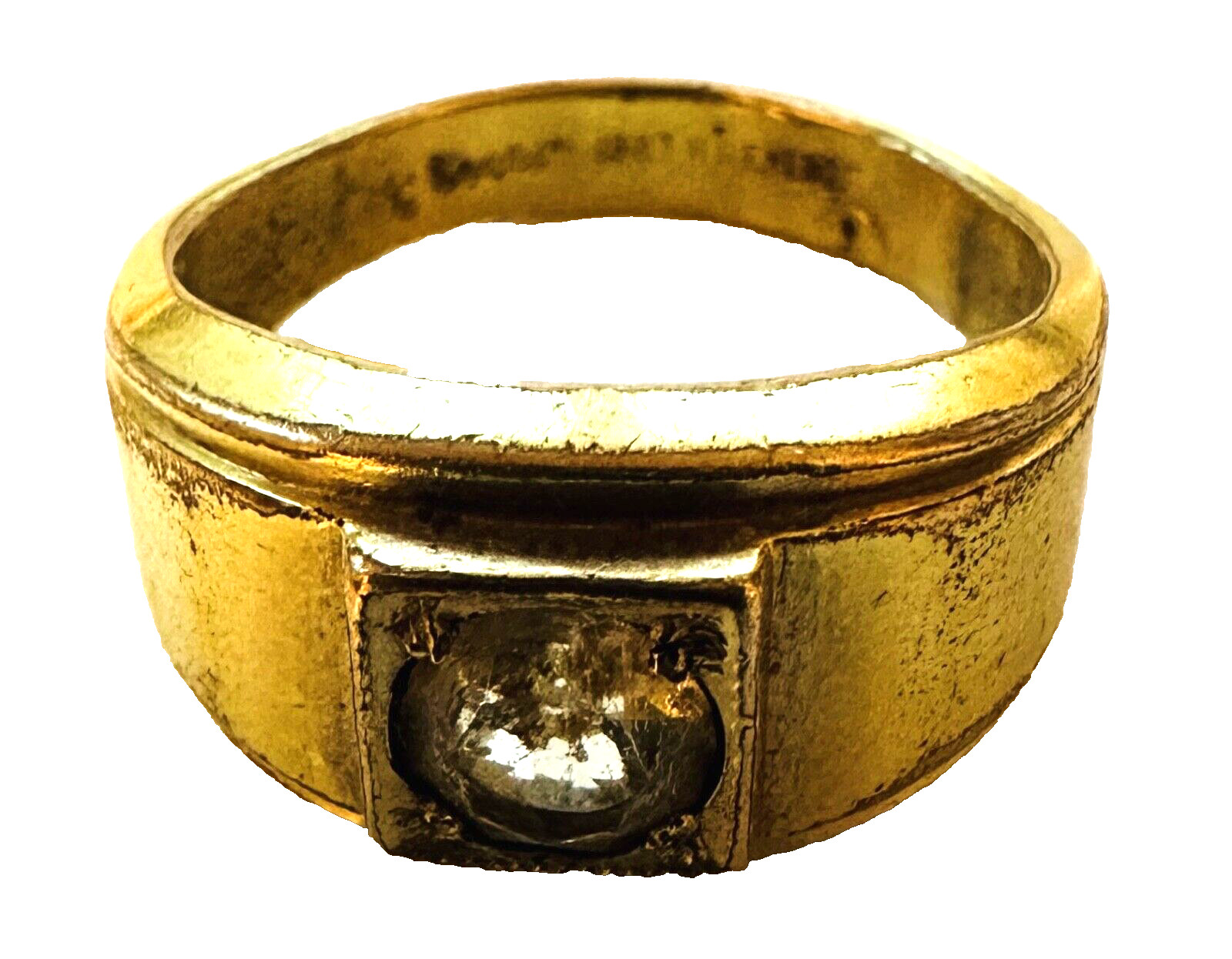 Vintage 18KT Gold HGE Heavy Gold Electroplate & Cubic… - Gem