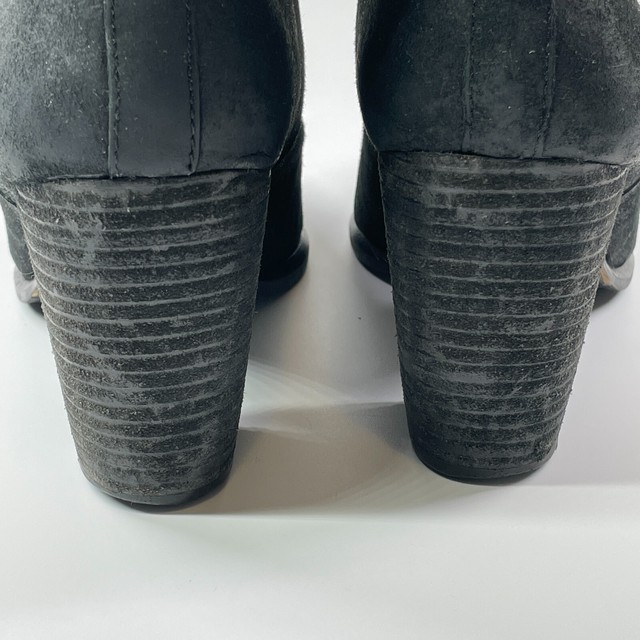 UGG Womens Layna Genuine Shearling Cuff Leather BOOTS 1005955 Black Sz ...