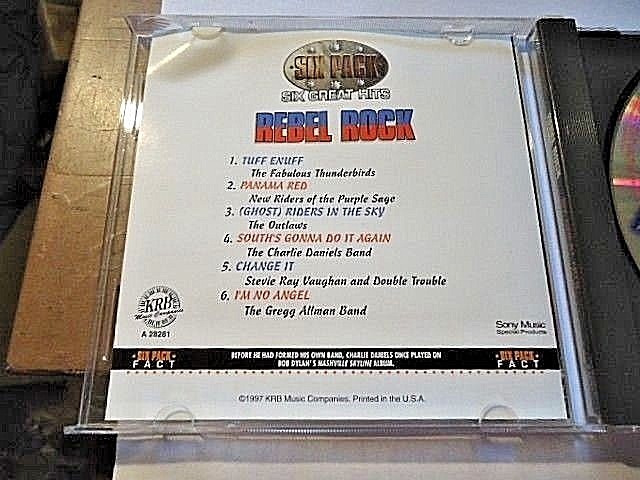 REBEL ROCK SIX PACK SIX GREAT HITS 1997 SONY MUSIC CD | eBay