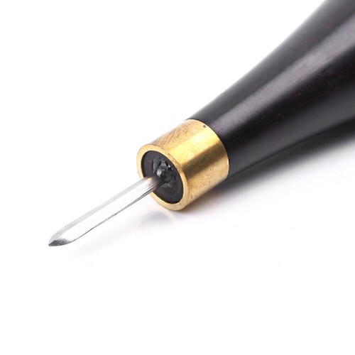Diamond Stitching Awl Leather Craft Sewing Awl Ebony Blackwood Handle ...