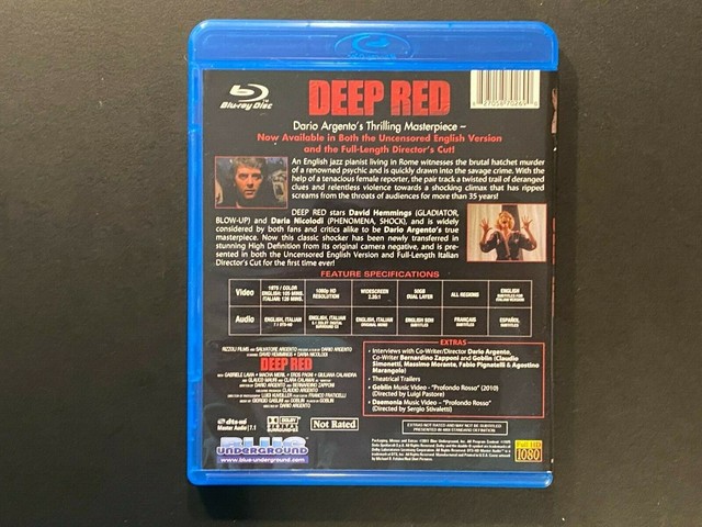 Deep Red (Blu-ray) for sale online | eBay