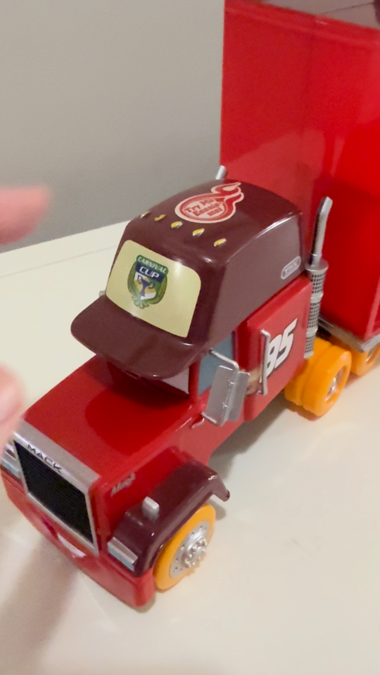 Disney Pixar Cars CARNIVAL CUP MACK TRUCK Disney Store Exclusive Rare ...