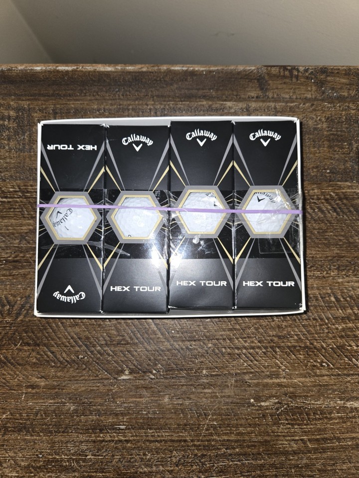 Callaway Hex Tour Golf Balls 12 Total, 4 Pack - Soft Feel Long Distance ...