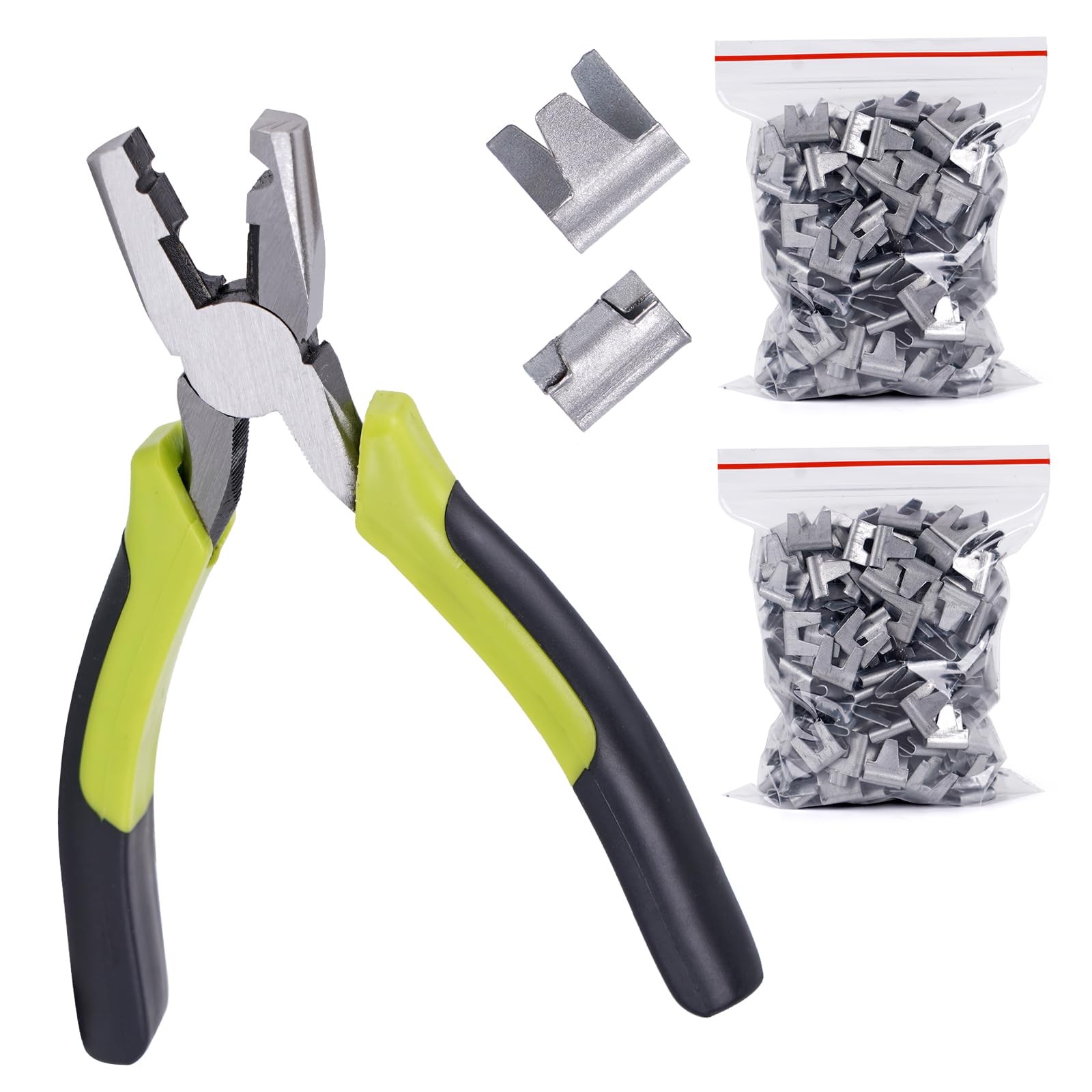 600 Wire Cage Clips and Pliers, Wire Cage Buckle Pliers Wire Cage ...