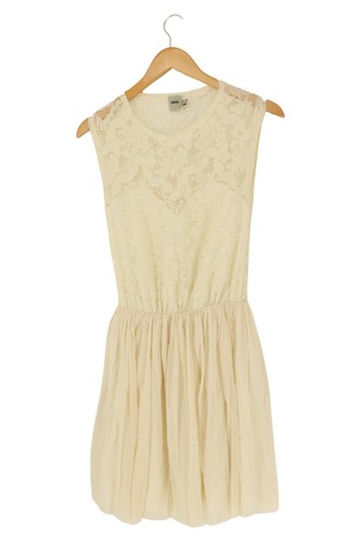 ASOS Robe Cocktail Femme Beige Dentelle Élégante Fête (EU 36) | eBay