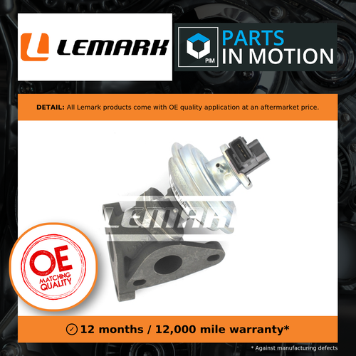 EGR Valve fits MINI COUPE COOPER R58 2.0D 11 to 15 N47C20A Lemark ...