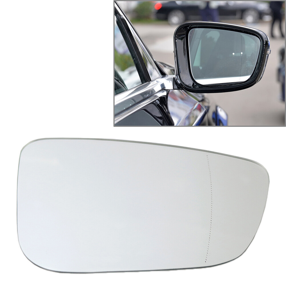 Rearview Mirror Glass Side Mirror Lens White For BMW 3 5 6 7 8 Series ...