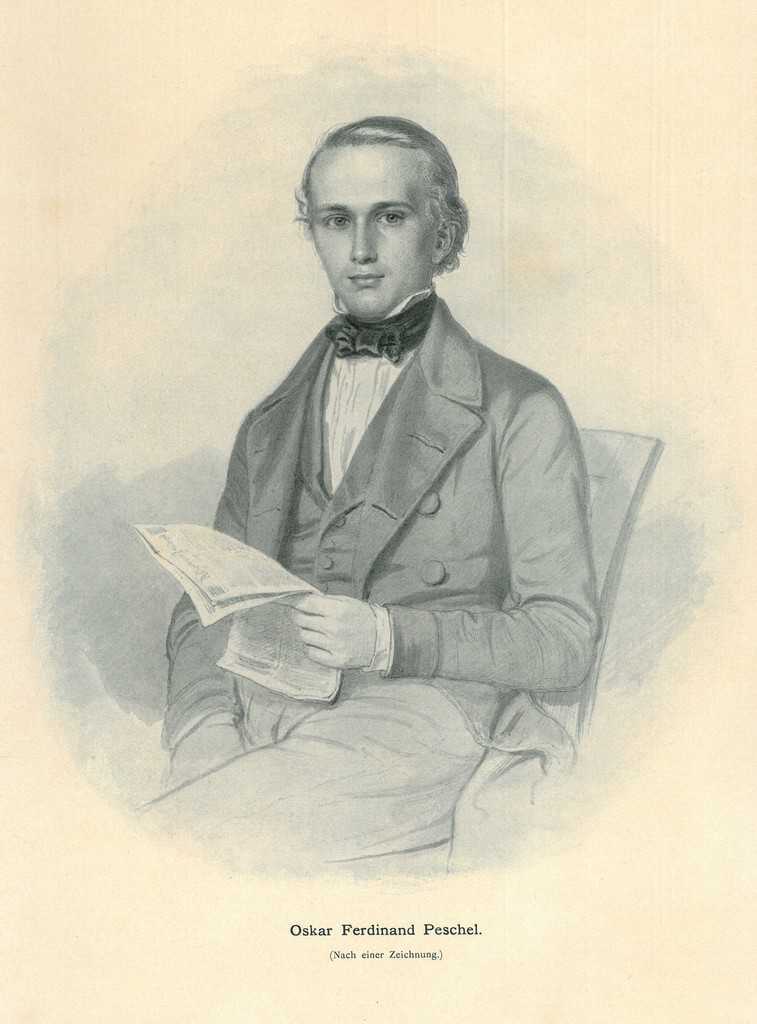Portrait of Oscar Ferdinand Peschel | eBay