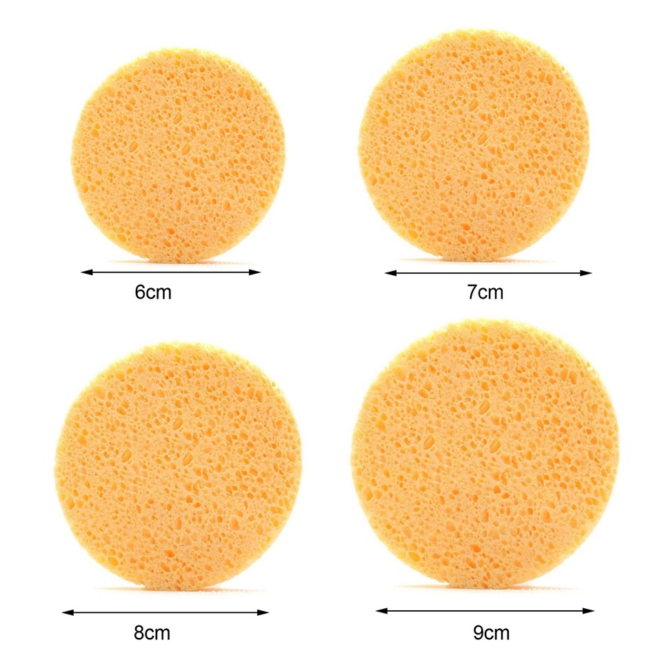 Pore Sponge Exfoliating Face Sponge 10pcs Face Sponge Kit for Makeup ...