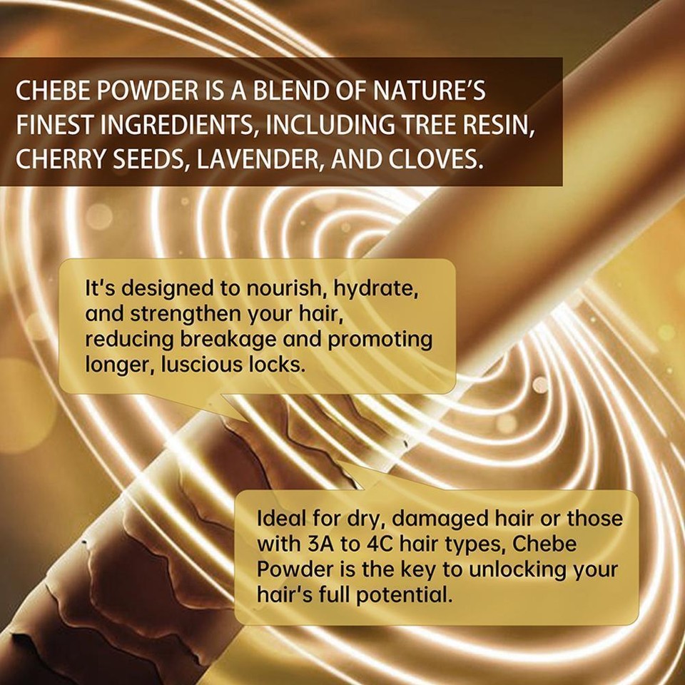 Chebe Powder For All Hair Types Hair Growth Strengthen Hair Prevent ...