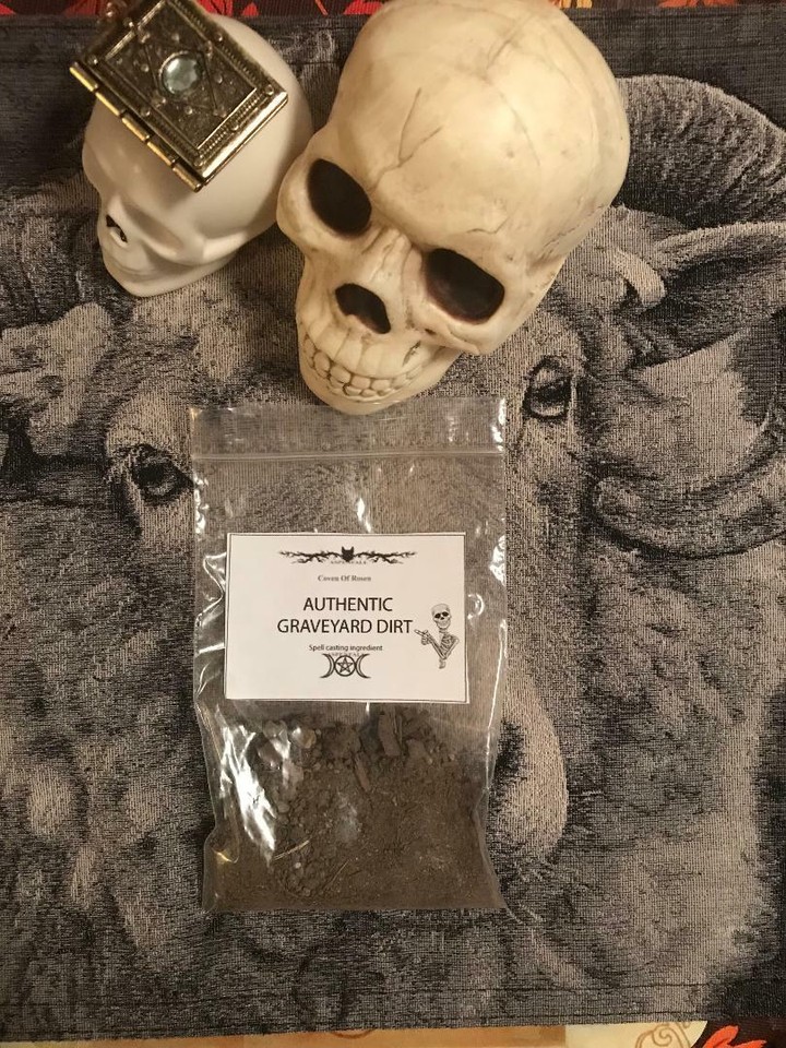 FRESH Authentic Old Cemetary Graveyard Dirt~Witchcraft Voodoo, Casting ...