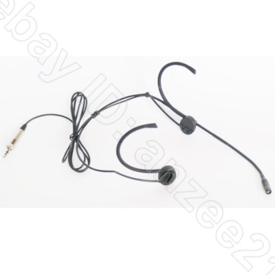Headworn Microphone for Sennheiser Black Cardioid Foldable Wireless ...