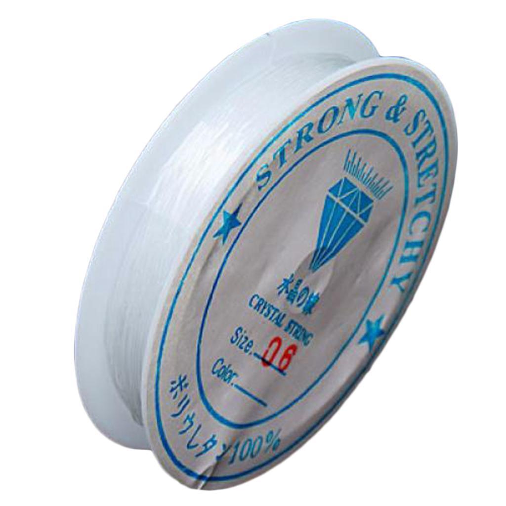 Reel 10M 0.6mm Nylon Crystal Rope DIY Jewelry Craft Beads Wire | eBay