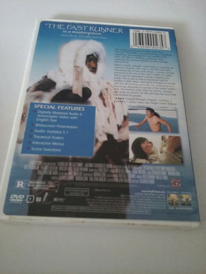 The Fast Runner (DVD, 2003) WS Madeline Piujuq Ivalu, Natar Ungalaaq ...