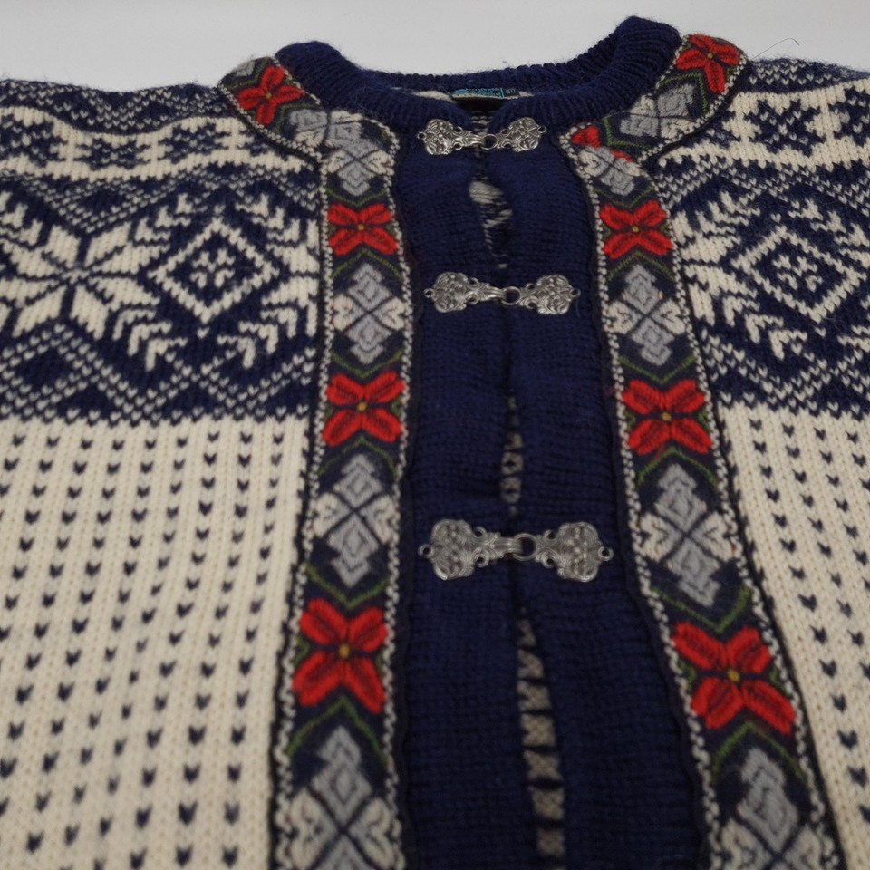 Vintage Dale of Norway Nordic Jumper Sweater Fair Isle Wool Men Oi7 ...