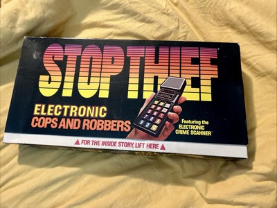 Vintage Stop Thief Electronic Cops And Robbers Board Game 1979 Parker ...
