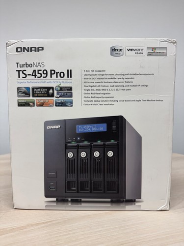 QNAP TS-459 Pro II NAS-Server Gehäuse, Atom 1.8GHz D525, 3GB RAM, 4 HD ...