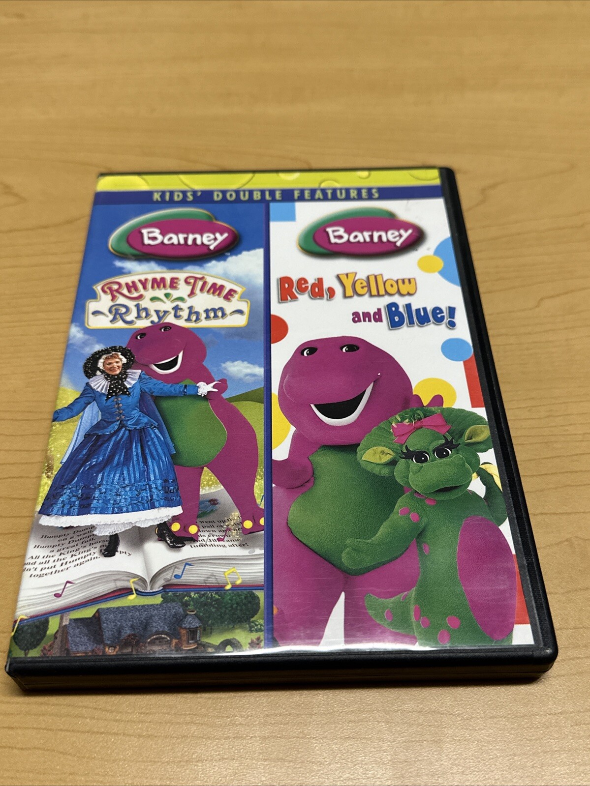Kids’ Double Feature Barney: Rhyme Time Rhythm / Red, Yellow and Blue ...