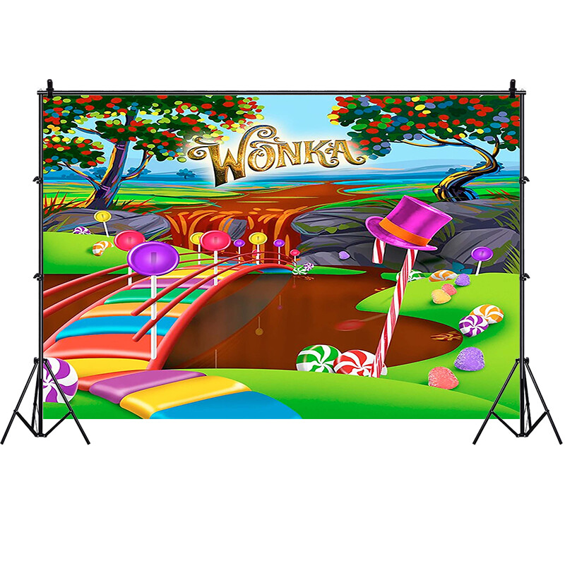 Willy Wonka Backdrop Charlie And The Chocolate Factory Photo Background ...