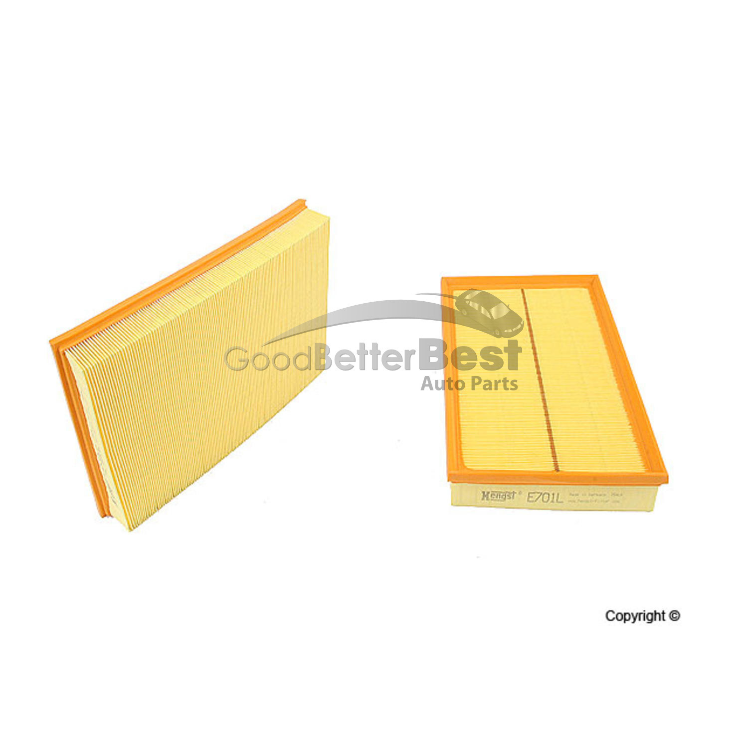 One New Hengst Air Filter E701L 1K0129620 for Audi for Volkswagen VW | eBay