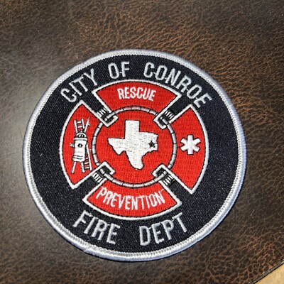 Vintage / Obsolete Texas Fire Department Patch Conroe | eBay