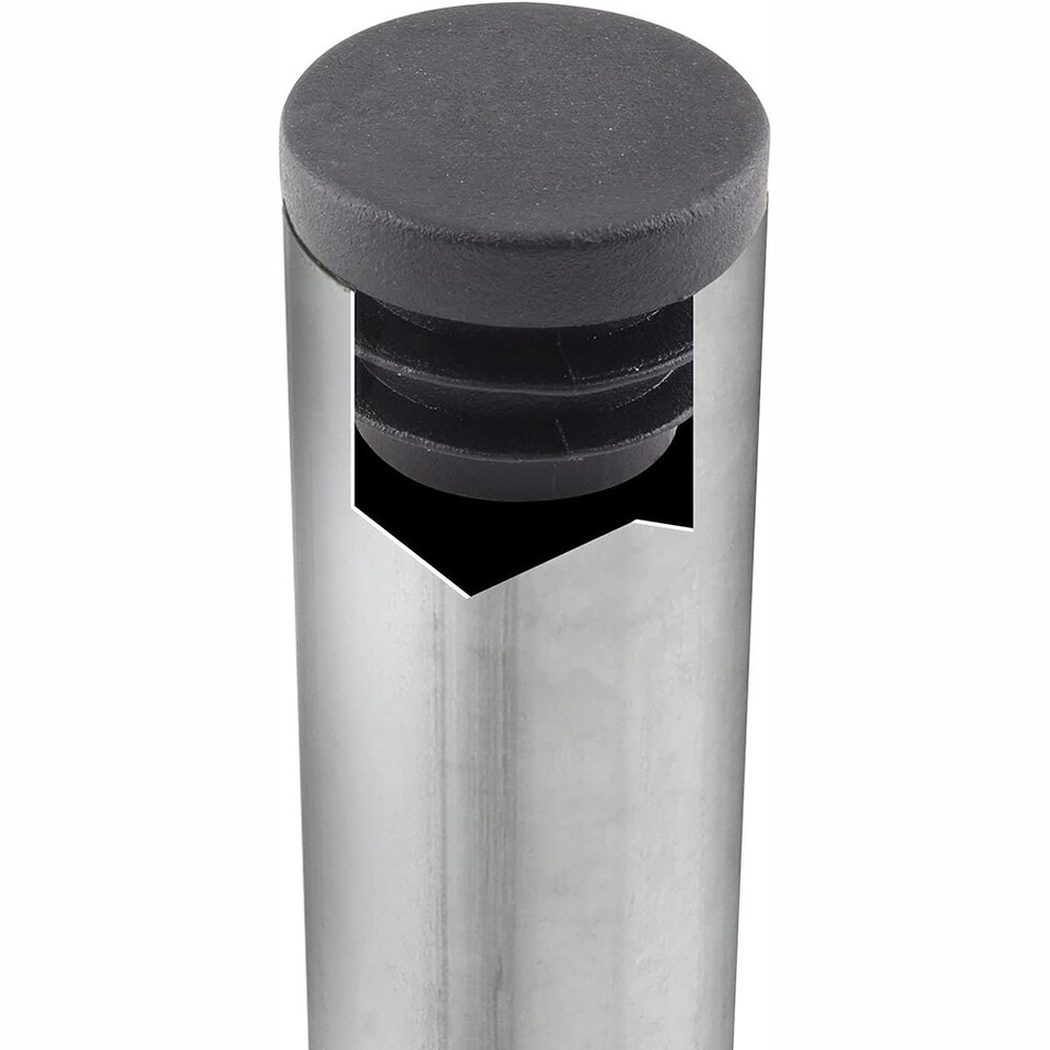 Round Plastic Tube End Caps Insert Bungs Blanking Plugs Stoppers, Chair ...