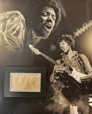Jimi Hendrix Signed Display ICZ Dave Norman Autograph COA | eBay