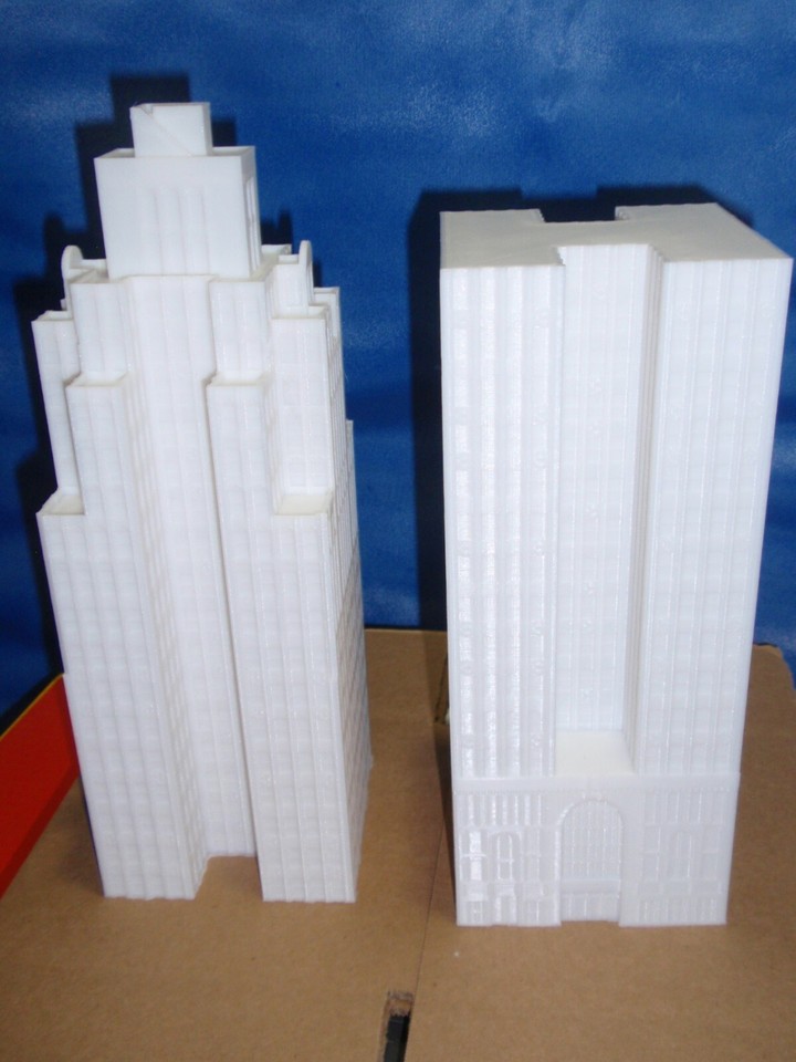 Z SCALE SKYSCRAPER BASED OFF THE PENOBSCOT BUILDING Detroit, MI | eBay