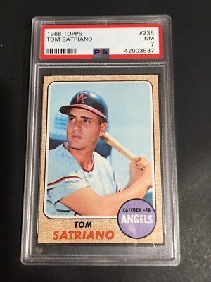 1968 TOPPS TOM SATRIANO, #238, PSA 7 (Free Shipping On Any 3) | eBay