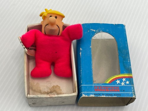 1981 Carowinds Barney Rubble Flintstone vinyl head bean bag plush Hanna ...