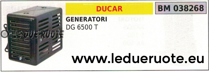 Silencer Muffler Drain Complete Generator Group Ducar Dg 6500T | eBay